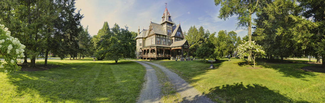 The Pines. 1878 Victorian mansion in Dutchess County, New York. Now ...
